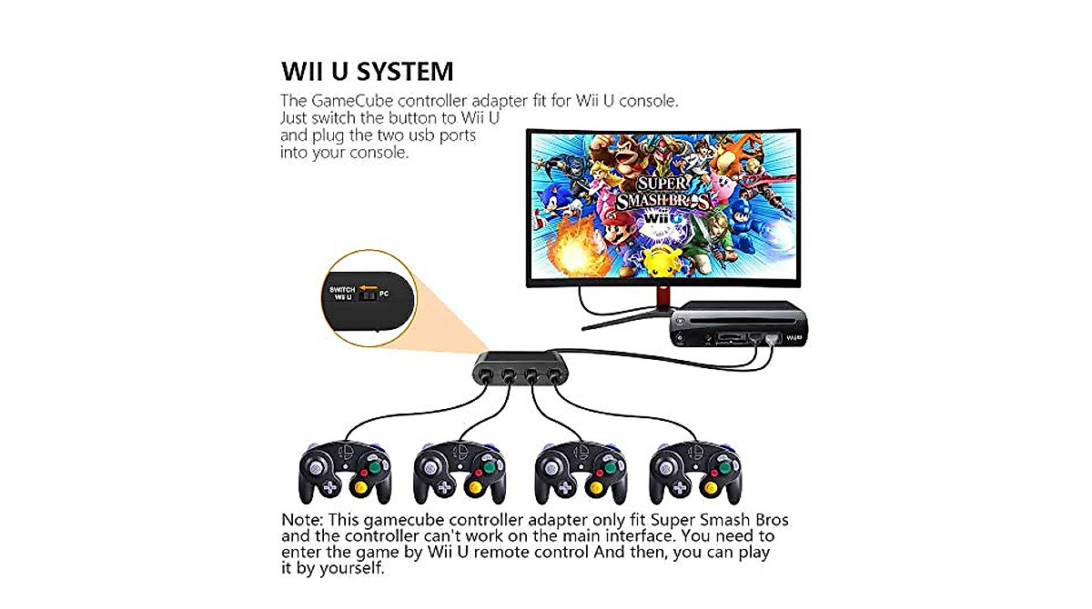 Gamecube Adapter for Nintendo Switch | Plug & Play