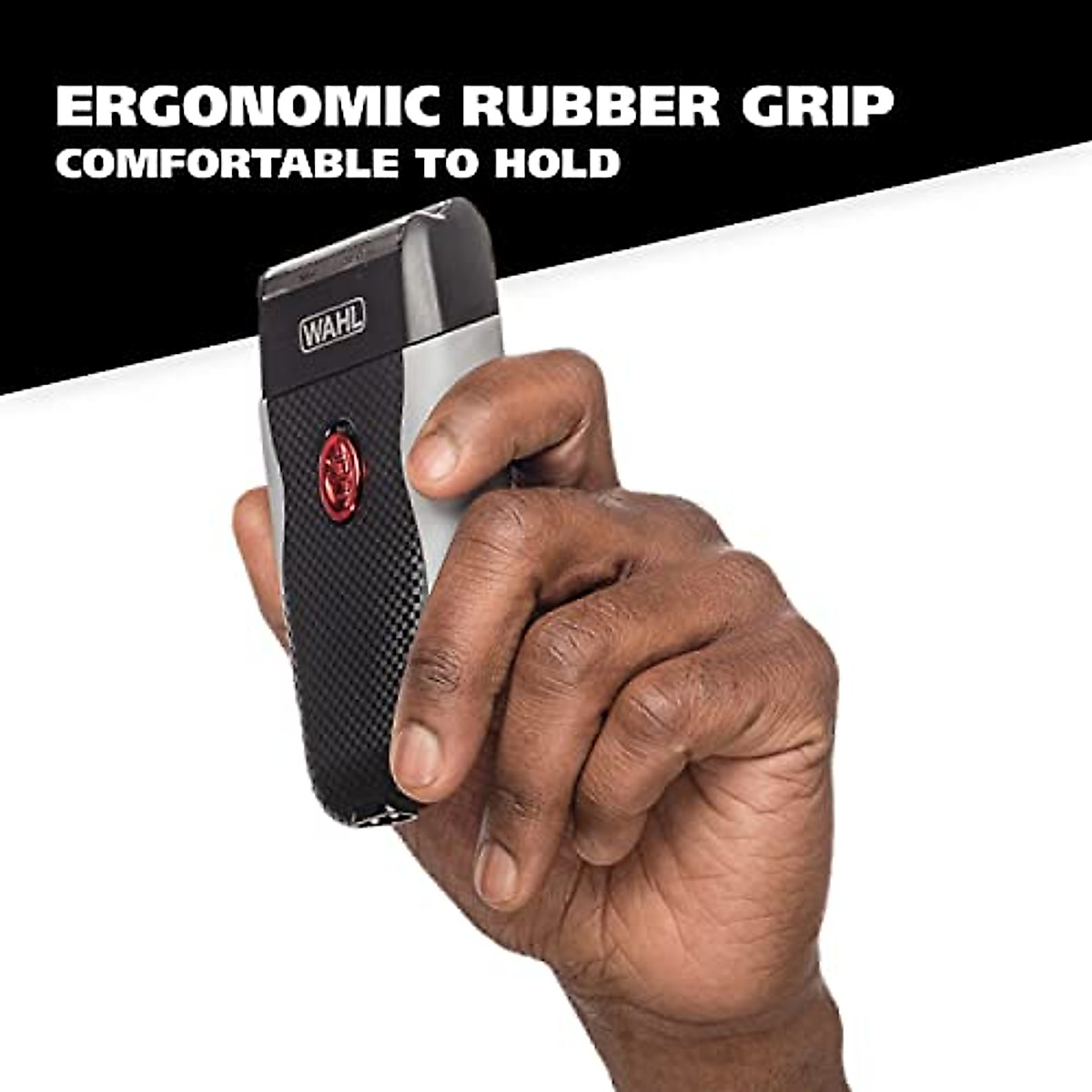 Wahl Bump-Free Rechargeable Foil Shaver with Hypoallergenic Titanium Cutters for Close, Smooth Shaving - Model 7339-300W