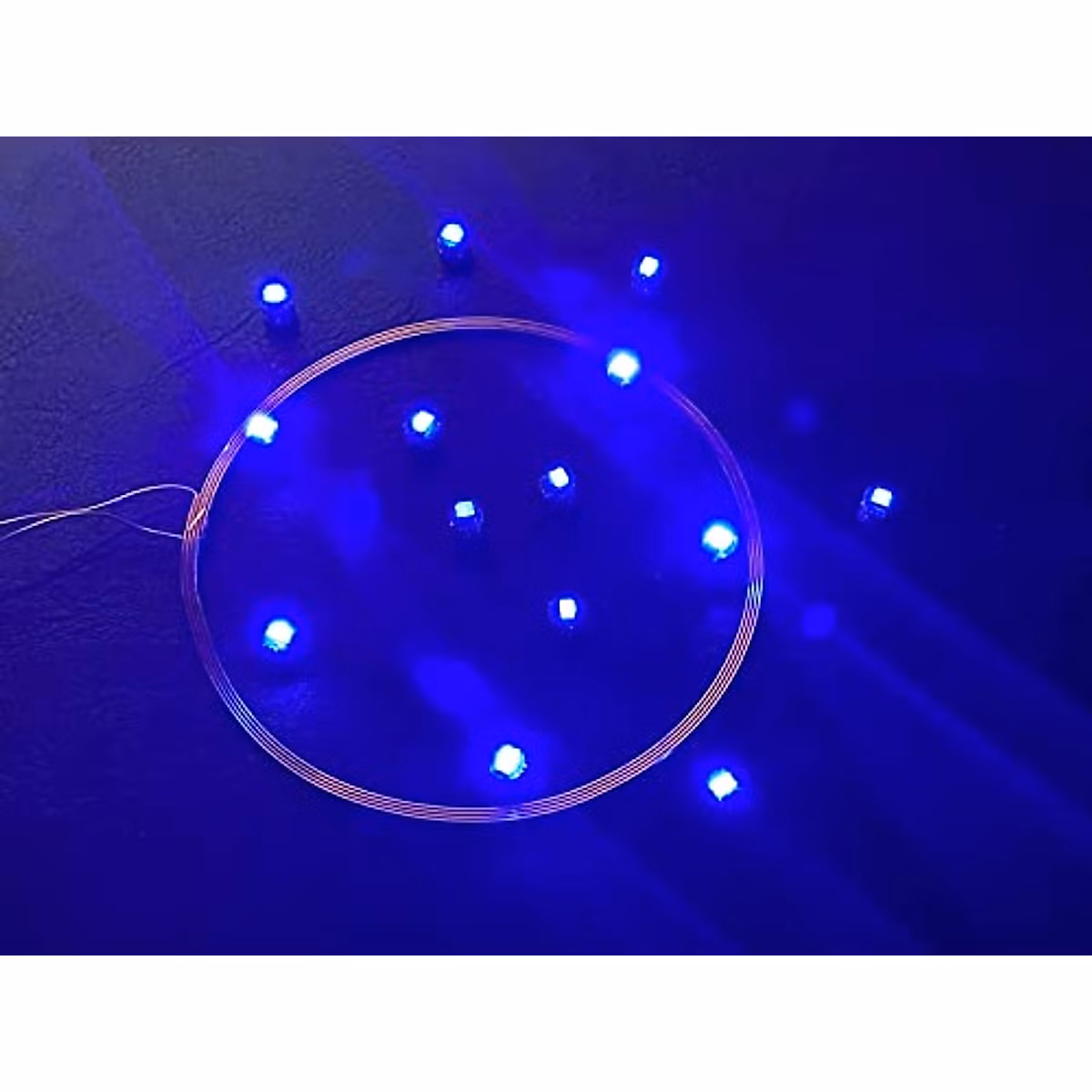 Taidacent 80mm Long Distance 5V Wireless LED Coil Inductive Coil and Ten Colorful Wireless LEDs Lights Brightness Adjustable Wireless LED Induction Wireless Charging Module