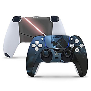 PS5 Disk Console Vader from Starwars Skin Decal Vinal Sticker + 2 Controller Skins Set