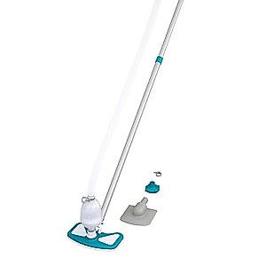 Bestway 58234 Above Ground Pool Cleaning & Maintenance Accessories Set Kit for Filter Pumps with a 530 GPH Flow Rate - Blue