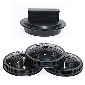 Garbage Disposal Splash Guards and Stopper,Garbage Disposal Splash Guard Sink Baffle Disposal Replacement Waste Food Disposal Part for Kitchen 4Pack（2+2)