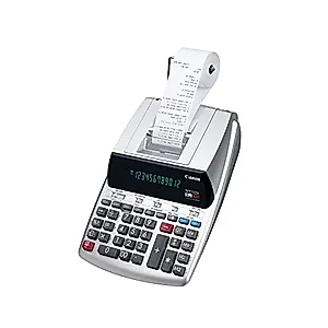 Canon Office Products 2198C001 Canon MP11DX-2 Desktop Printing Calculator with Currency Conversion, Clock and Calendar