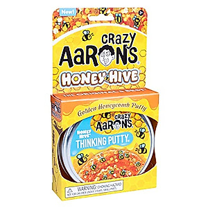 Crazy Aaron's Trendsetters Putty Playset - Honey Hive - Clear Putty with Hidden Pieces - Non-Toxic, Never Dries Out