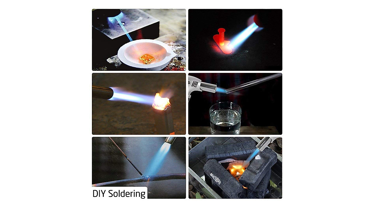 Tintec Culinary Blow Torch - Refillable & Adjustable Flame