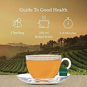 VAHDAM, Assorted Green Tea Sampler Gift Set (5 Flavors, 4 Tea Bags Each) Gluten Free Tea Variety Pack - Long Leaf Pyramid Green Tea Bags Variety Pack | Gifts For Him/Her | Gifts for Women & Men