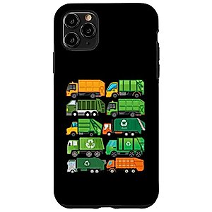 iPhone 11 Pro Max Garbage Truck Recycling Day Trash Waste Separation Birthday Case