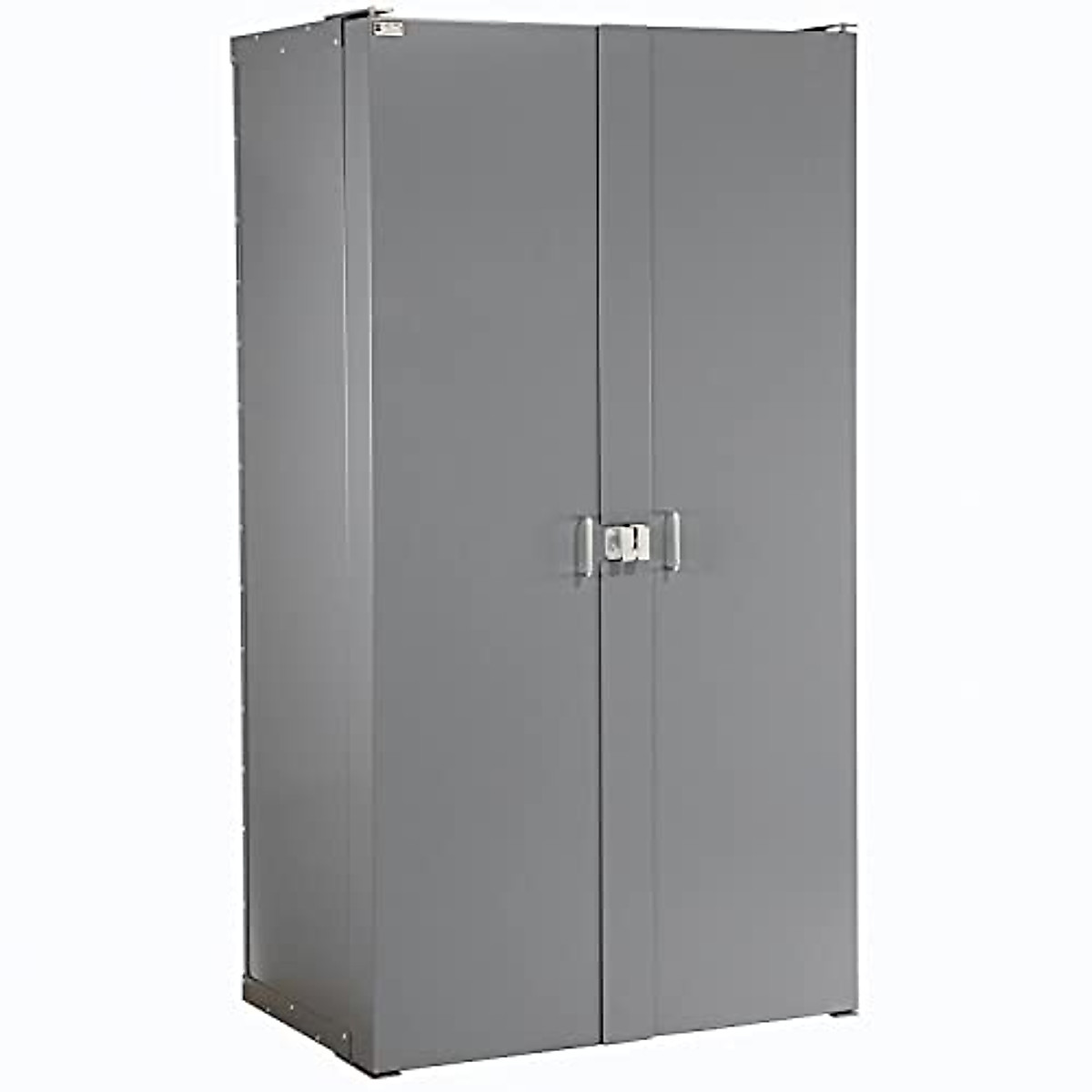 Global Industrial Bin Cabinet with 72 Red Bins, 38x24x72, Unassembled