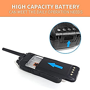 DMR Digital & Analog Two Way Radios Long Range Rechargeable - CONNECOM Heavy Duty Walkie Talkies for Adults Rugged 2 Way Radios for Warehouse Factory Docks Commercial Construction etc. GD900 3 Pack