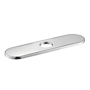 hansgrohe HG06473000 Solaris E 10-Inch Baseplate for High Arc Kitchen Faucets, Chrome