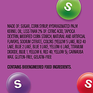 SKITTLES Mash-Ups Wild Berry and Tropical Candy, 9-Ounce Bag