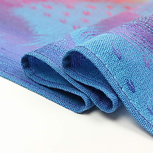 Neelamvar Colorful flowers Jacquard cotton pashmina Women Wrap Shawl tassels Scarves (THM02-03)