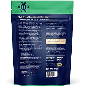 Honest Paws Dog Wash and Dog Probiotic with Prebiotic for Healthy Gut - 5-in-1 Dog Wash - Digestive and Immune Support Powder - Chicken Flavor