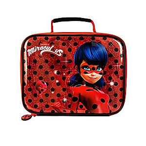 Miraculous Ladybug Kids Lunch Bag Red