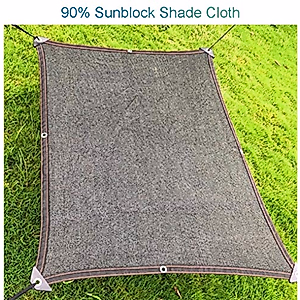 LXLA Privacy Fence Screening with Grommets - Sun Fencing Screen Cover for Balcony, Patio, Deck - Black (Size : 12m x 12m)