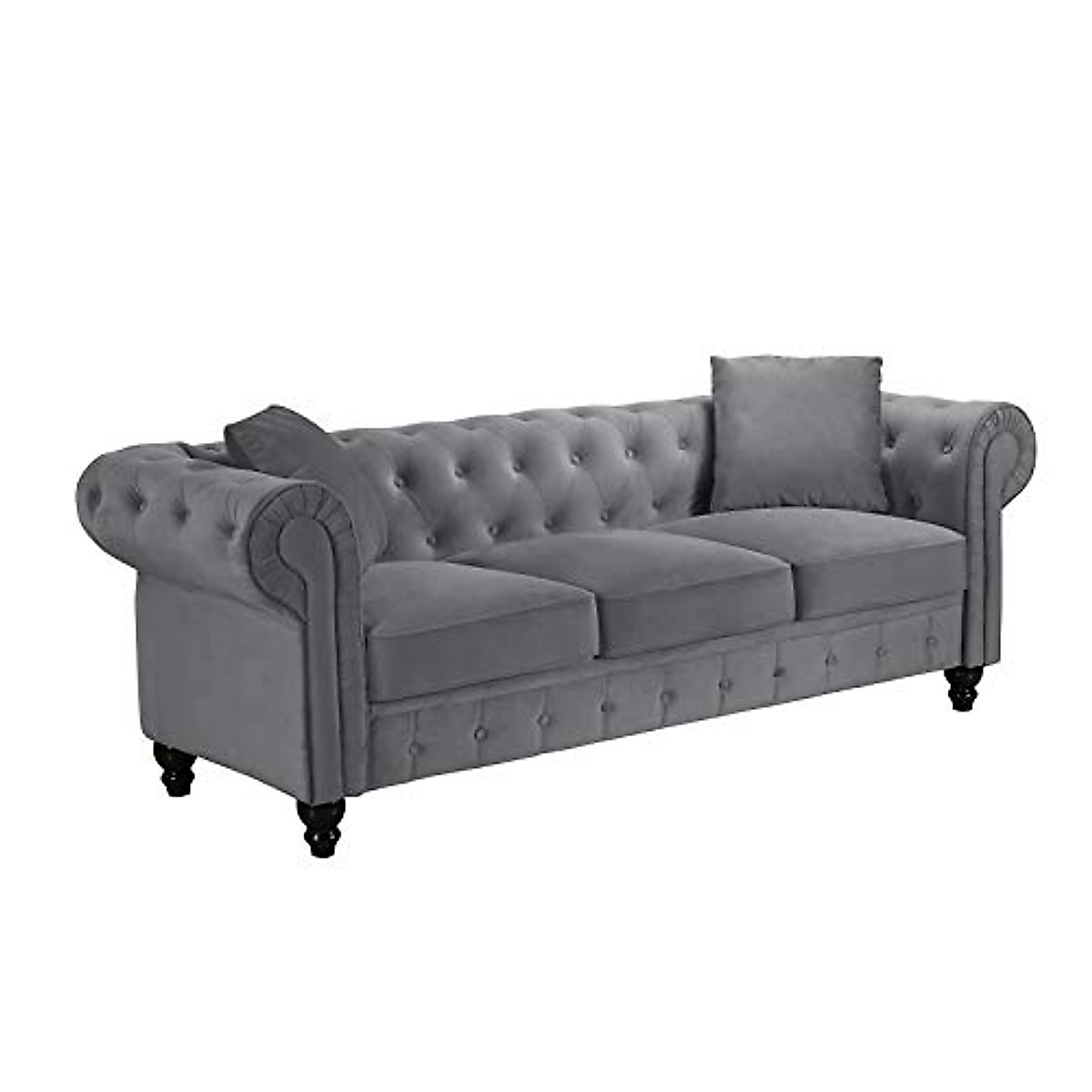 Divano Roma Classic Sofas, Large, Grey