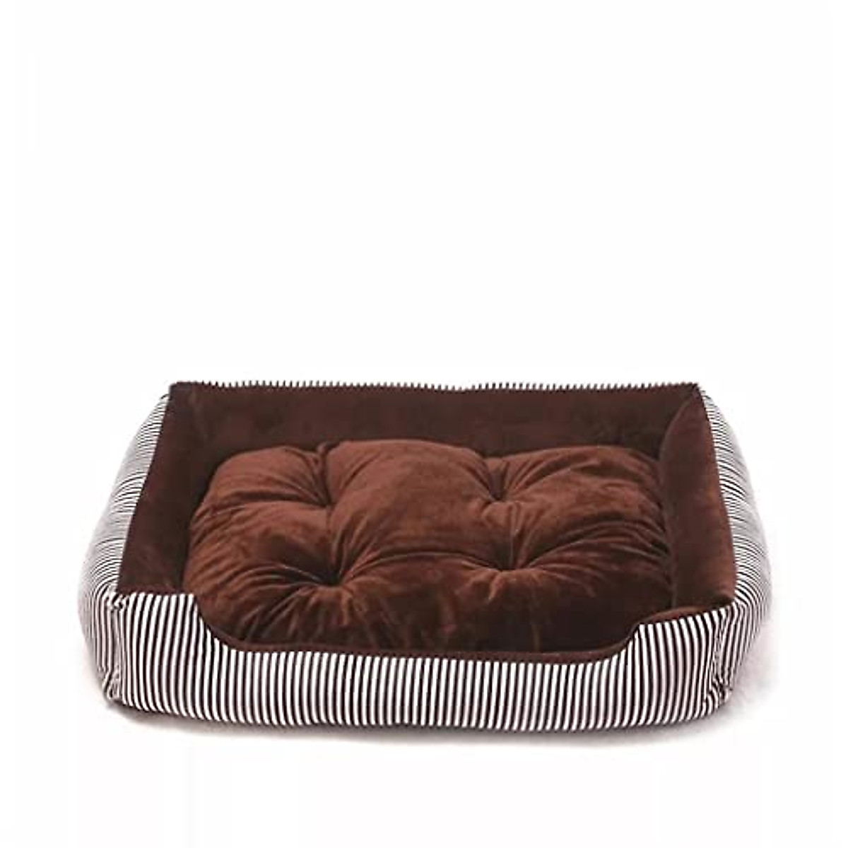 WXBDD Winter Waterproof Kennel Soft Large Pet Dog Bed Cats Kennel Warm Cozy Dog House Soft Fleece Nest Dog Baskets Mat (Color : D, Size : 70X51X13CM)