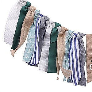 1st Birthday Banner - First Birthday High Chair Banner Happy Birthday Banner Highchair Party Decorations,Baby Birthday Photo Props(Forest)