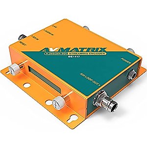 AVMATRIX SE1117 H.265/264 IPTV SDI Video Encoder which Support RTSP, RTP, RTMPS, RTMP, HTTP, UDP, SRT, unicast and multicast for Live Stream
