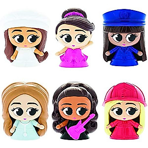 Mash'Ems Fash'Ems - Barbie 4 Pack (4 Blind Capsules Per Order) Squishy Collectible Toy
