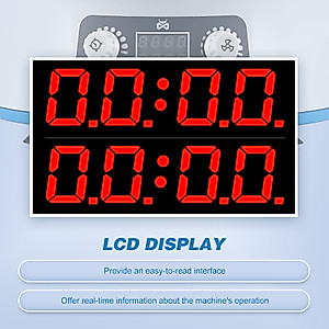 Mxmoonant Centrifuge Machine, 15mlX6 Lab Benchtop PRP Centrifuges, 4000RPM Electric Desktop Centrifuge with LCD Digital Display, Time & Speed Control 110V White