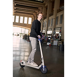 Fiat Folding Electric Scooter - 350W Motor, 15 to 20-Mile Long-Range Battery (Bianco White Ice)