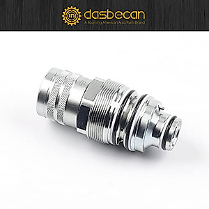 Dasbecan Female Hydraulic Coupler Compatible with Kubota SVL75 SVL75-2 Bobcat 753 763 773 863 864 883 S130 S150 S160 S175 S185 S205 S220 S250 S300 S330 Replaces 6680018 V0511-77150 84390118