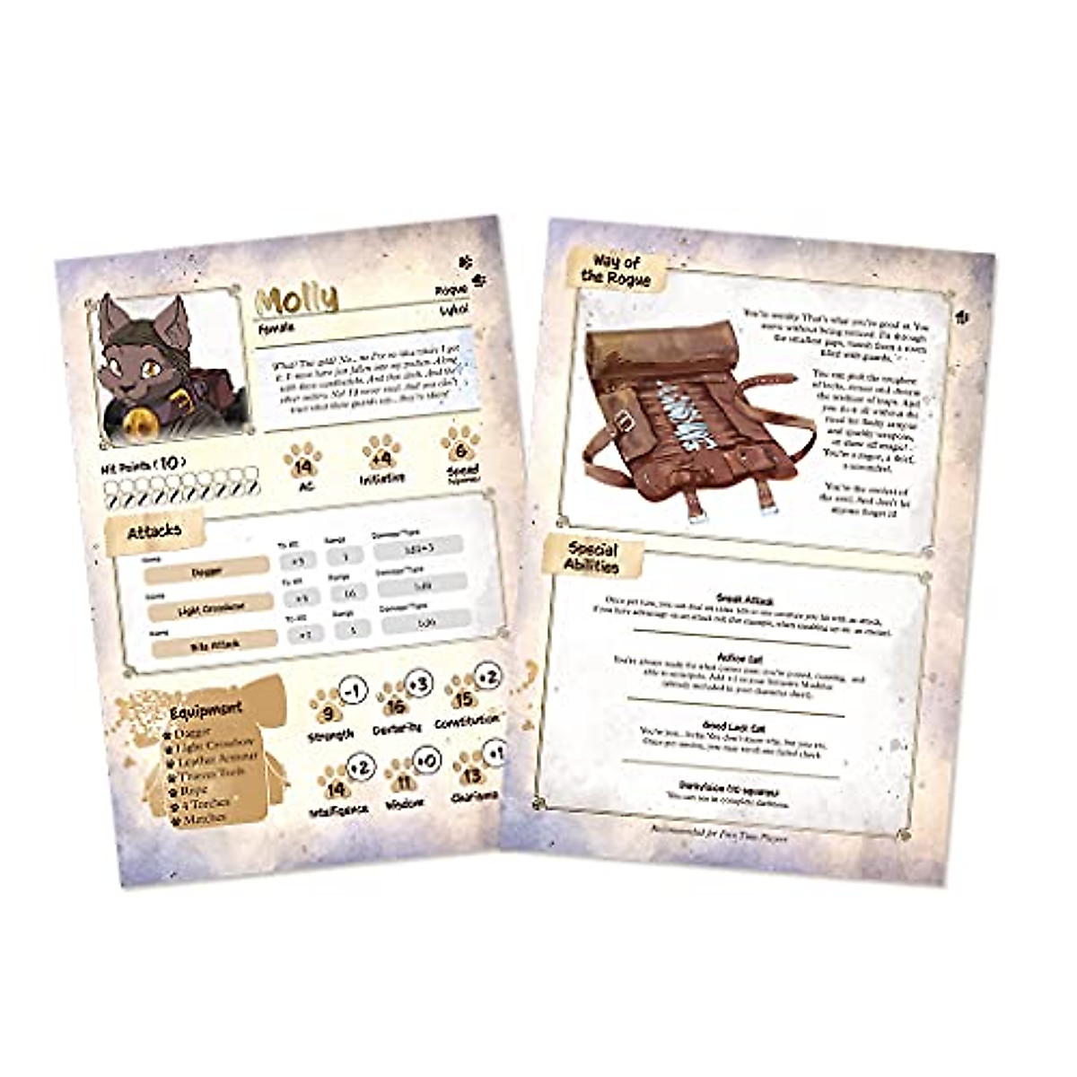 Steamforged Games Animal Adventures: Starter Set - Beginners Roleplaying Tabletop Game 5E Compatible