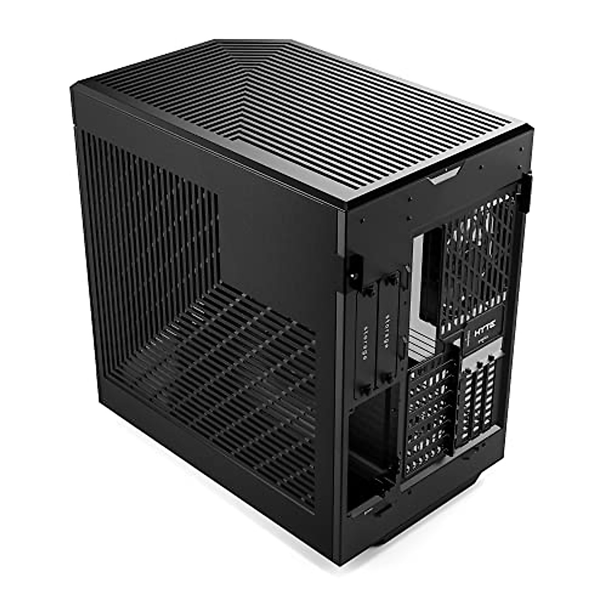 HYTE Y60 Modern Aesthetic Dual Chamber Panoramic Tempered Glass Mid-Tower ATX Computer Gaming Case with PCIE 4.0 Riser Cable Included, Black (CS-HYTE-Y60-B)