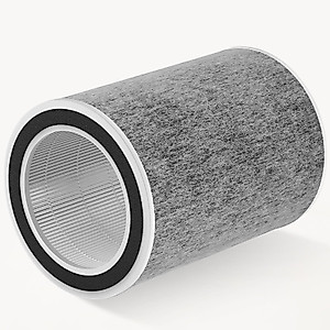for Shark HP201 HP202 Clean Sense MAX Replacement Filter, Compatible with HP200 HP301 HP302 HC500 HC501 UA205 AP1000 True HEPA Filters,Compare Part HE2FKBASMB HE2FKBAS HE2FKPET HE2FKPRO,1 Pack Gray