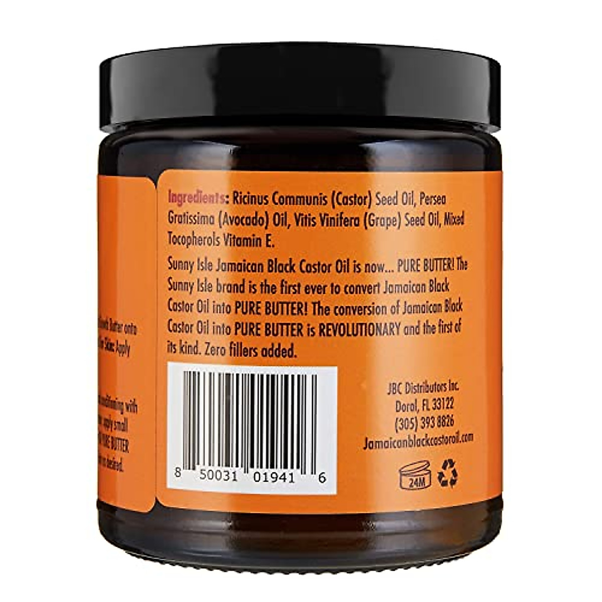 Sunny Isle Jamaican Black Castor Oil Root Repair Growth Butter 8oz | Restores & Revitalizes ALL Damaged Hair Types | Nutrient-Rich | Fights Dry, Itchy, Flaky Scalp