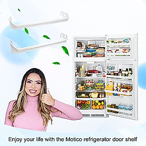 240534701 & 240534901 Refrigerator Door Shelf Replacement Compatible with frigidaire kenmore Door Shelf Rack Bar Rail Replaces AP3214631 PS734936 948952 AP3214630 PS734935 EA734935 948954 AH734935
