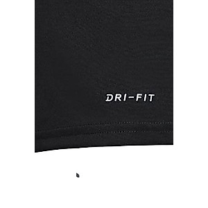 Nike Men's Legend 2.0 Short Sleeve Tee, Black/Black/Matte Silver, Large