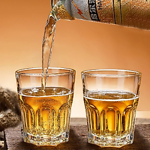 QAPPDA Shot glasses Set,1.6 OZ Mini Glass Cups Espresso Shot Glass Tequila Bar Glass,Clear Shooter Glass Bulk Set of 48,Small Glass Shot Cups with Heavy Base for Vodka,Liquor,Party,Birthday.