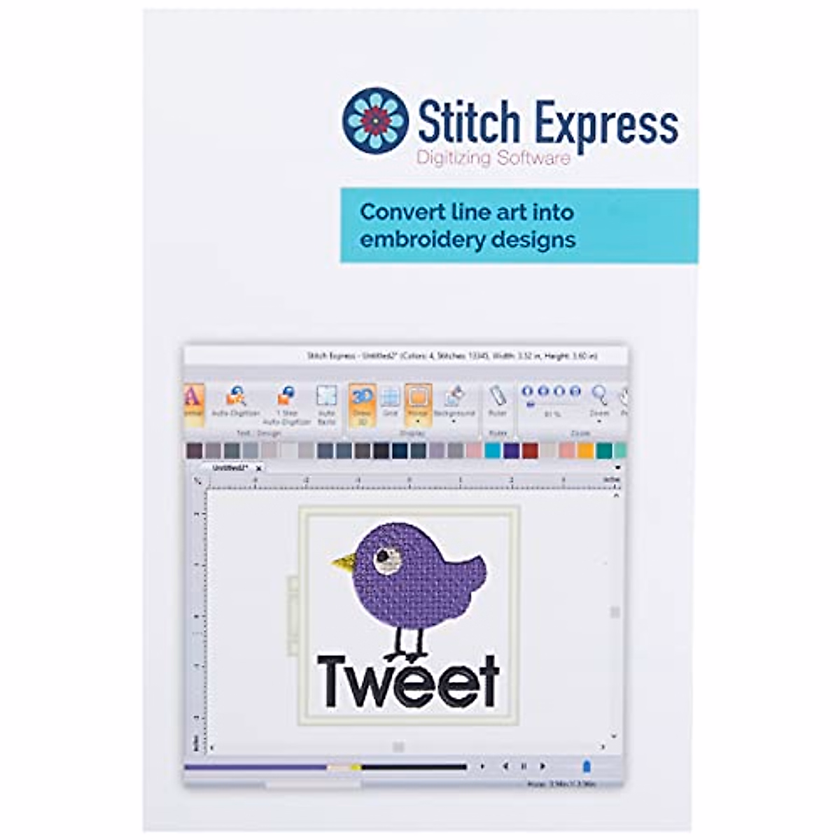 Brother SAEXPRESS – Stitch Express (Auto Digitizing Software)
