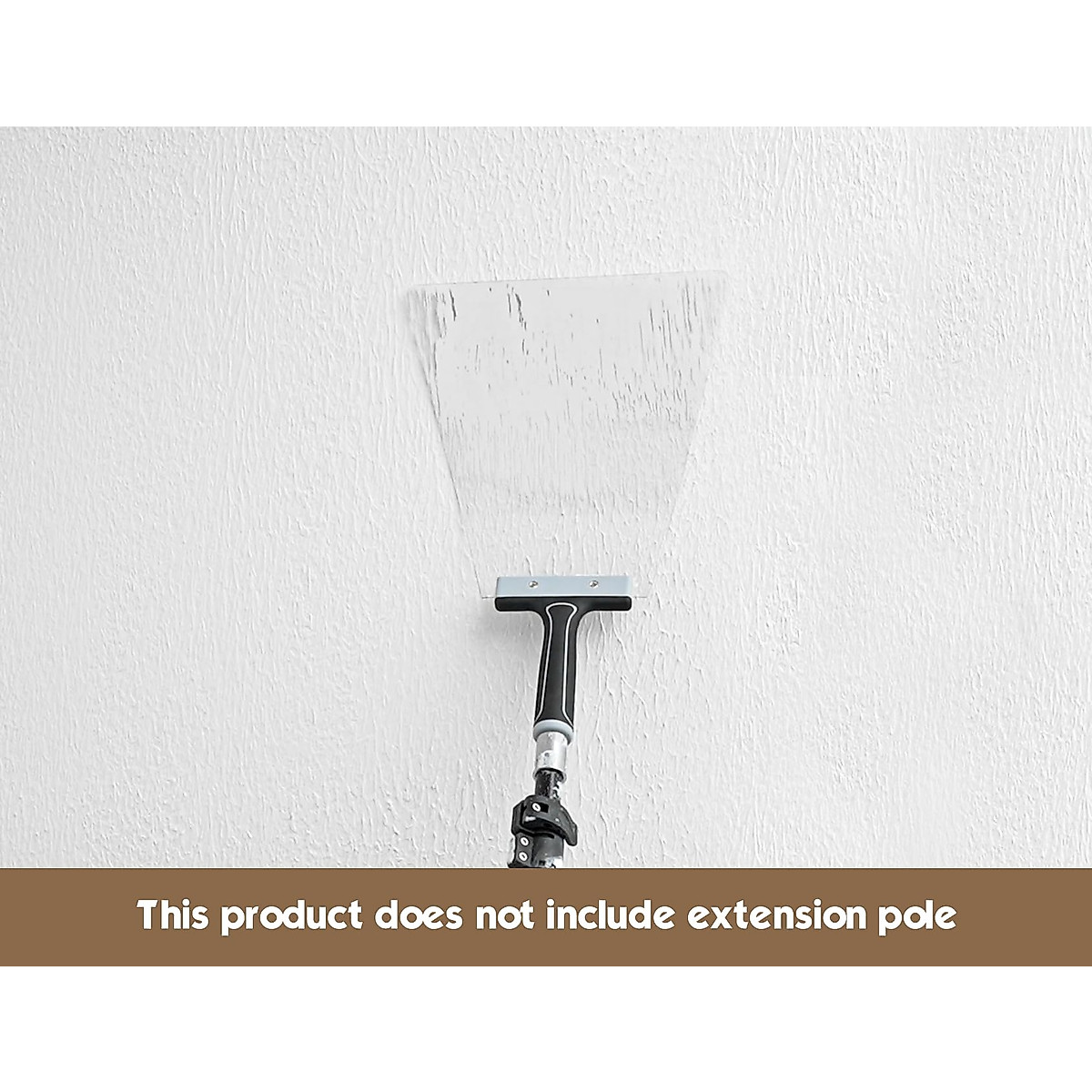 ROLLINGDOG 12 Inch Knockdown Knife - Threaded End Can be Attached to Extension Pole,Acrylic Plastic Blade,Ideal for Creating Knockdown Texture