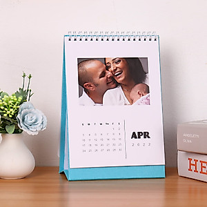 Custom Photo Calendar Personalized 2024 2025 2026 2027 2028 Pictures Calendar (black)