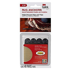 3M SRA-4 Tekk Protection Rug Anchor, 4-Pair