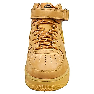 Nike mens Air Force 1 Mid '07 Shoes, Flax/Wheat-gum Light Brown, 13