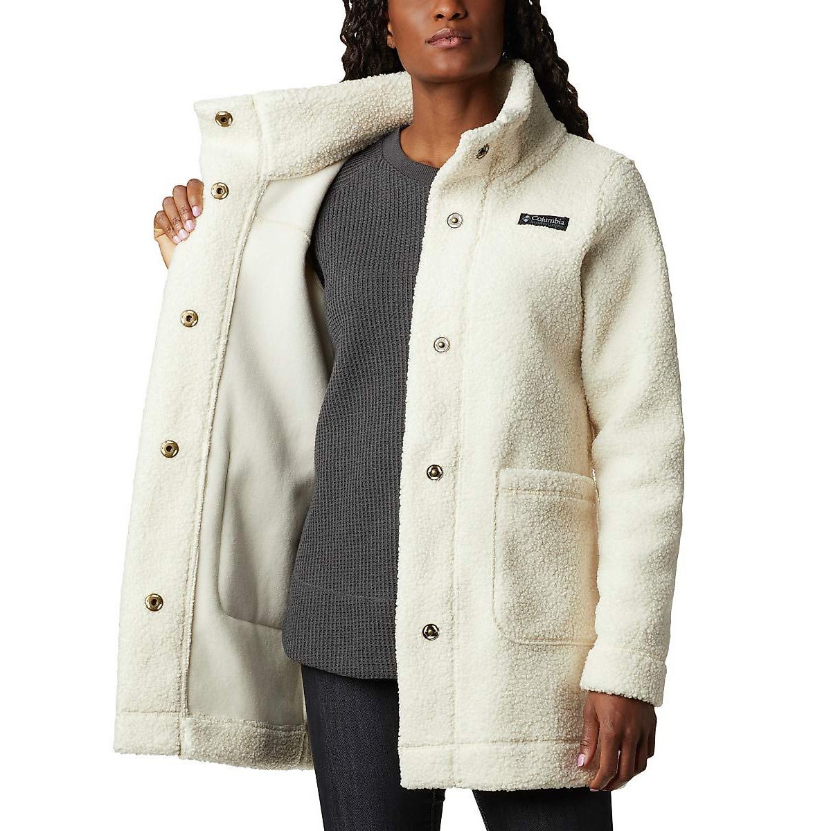 Columbia Women's Panorama Long Jacket, Chalk, XX-Large