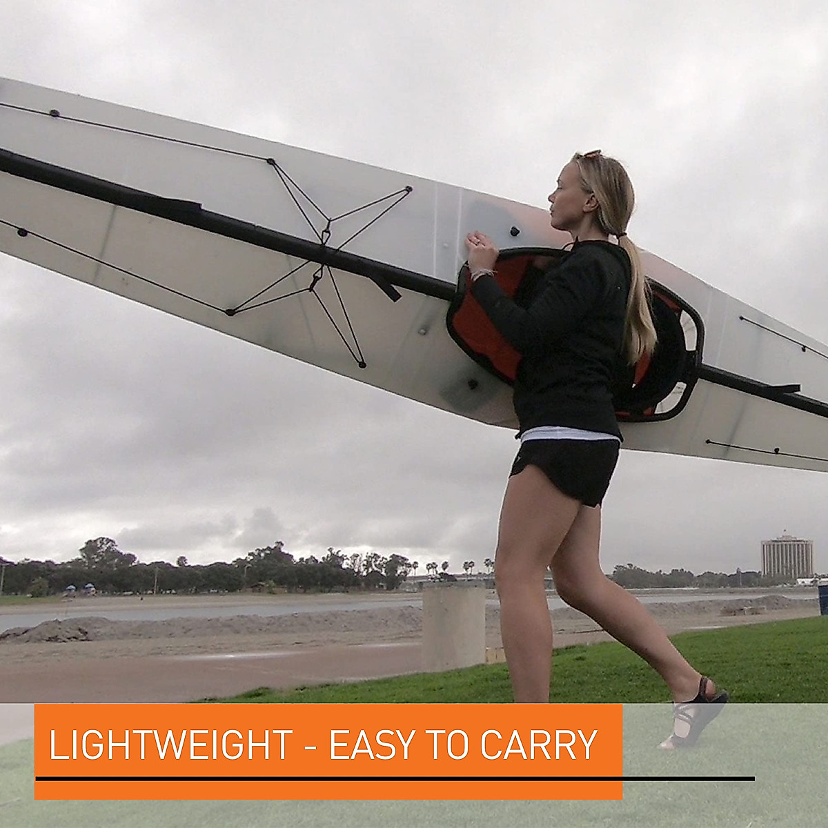 Oru Kayak 1-Person Foldable Kayak – Coast XT Folding Kayak Perfect for Travel and Rugged Waters – Stable, Durable, Lightweight Adventure Kayak – Lake, River, and Ocean Kayaks for Adults and Youth