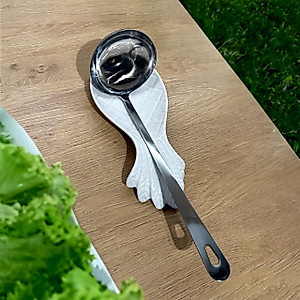 Multi-Purpose Ceramic Spoon Rest for countertop Kitchen Holder Jewelry Tray Spoon Holder for Kitchen Modern Farmhouse Decor Pineapple