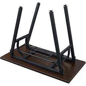 Computer Desk Folding Table No-Assembly Modern Desk for Small Spaces Study Writing Desk with Storage Shelf Desks for Home Office