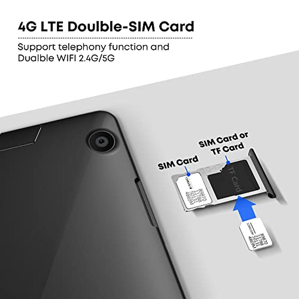 CHUWI Android 11 Tablet 10.1 Hipad X, 6GB RAM 128GB ROM Tablets, 512G Expand, 4G LTE Unlocked | Octa-Core | 8+5MP Camera | 7000mAh | 1920 * 1200 | BT 5.0 | 2.4+5G WiFi | GPS | TF Card