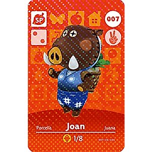 Joan- JORDEN Animal Crossing Happy Home Designer Amiibo Card - 007 By JORDEN