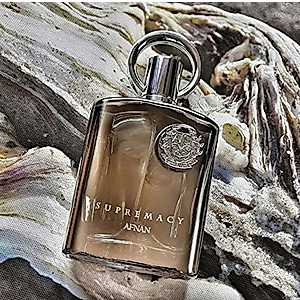 Afnan Supremacy Silver Pour Homme for Men Eau de Parfum Spray, 3.4 Ounce