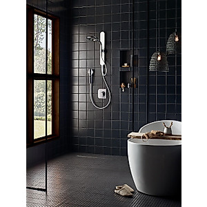 Moen N207C0CH Spa Shower including Rainshower, Handshower and Magnetic Dock, Chrome/White
