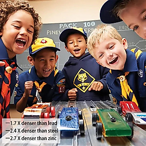 3oz Tungsten Putty Weights, Incremental Tungsten Weight for Pinewood Derby Car and Fly Fishing Sinker(6pcs- 0.5oz Each)