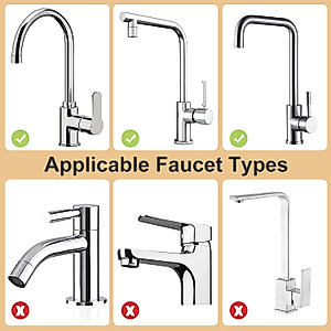 UOWGA Faucet Holder Kitchen Bathroom Faucet Holder Faucet Sponge Holder Kitchen Sink Box Space Aluminum Removable Faucet Holder Double Sink with Hooks (Black)