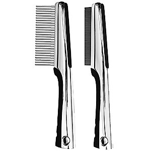 Resco Premium Rotating Pin and Flea Comb Set